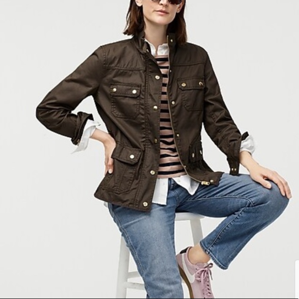 Jcrew Downtown Field Jacket - Gem